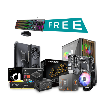 AMD Budget PC Build With Ryzen 5 8400F And GIGABYTE B650M Price In ...